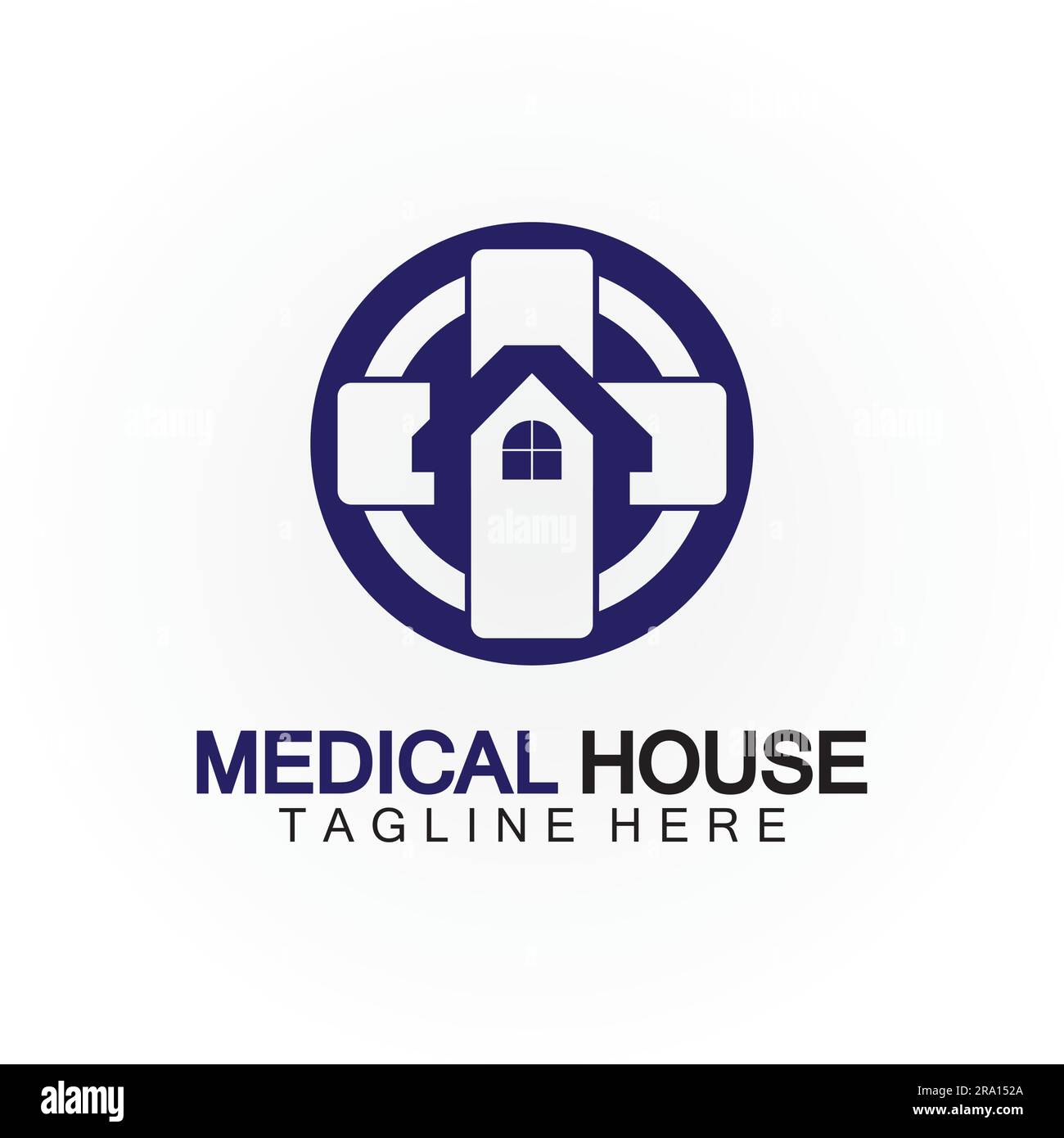 Medical house healthcare logo vector design template Stock Vector Image ...