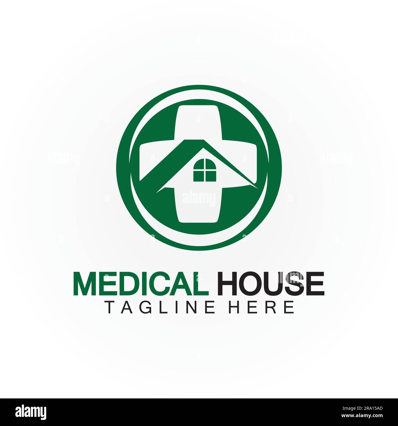 Medical house healthcare logo vector design template Stock Vector Image ...