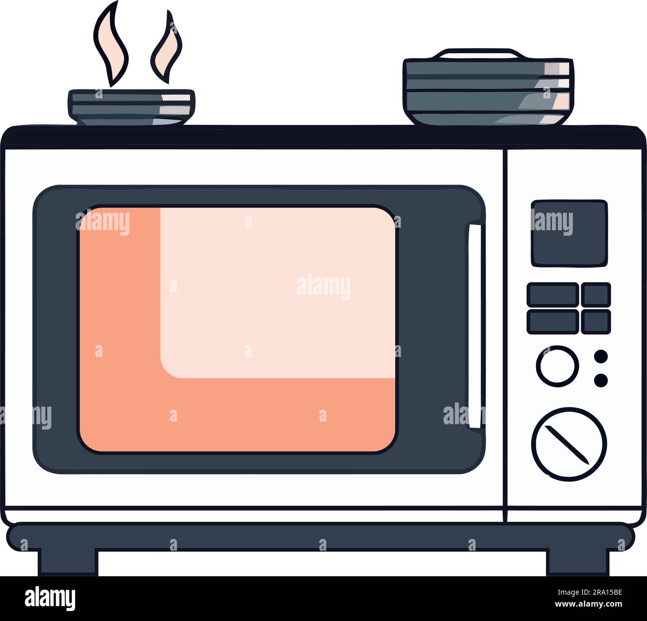 Modern kitchen appliances microwave Stock Vector Image & Art - Alamy
