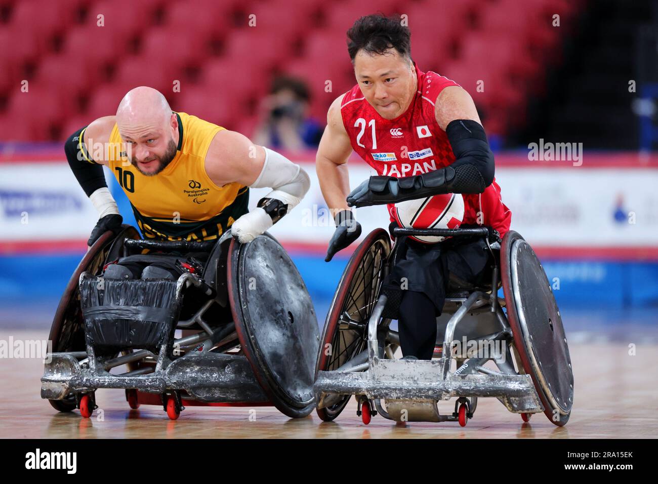Tokyo, Japan. 29th June, 2023. (L-R) Chris Bond (AUS), Yukinobu Ike ...