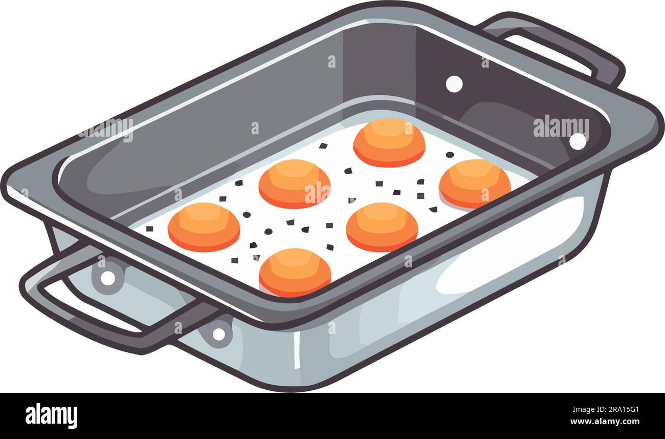 Baking fresh cookies in Stock Vector Images - Alamy