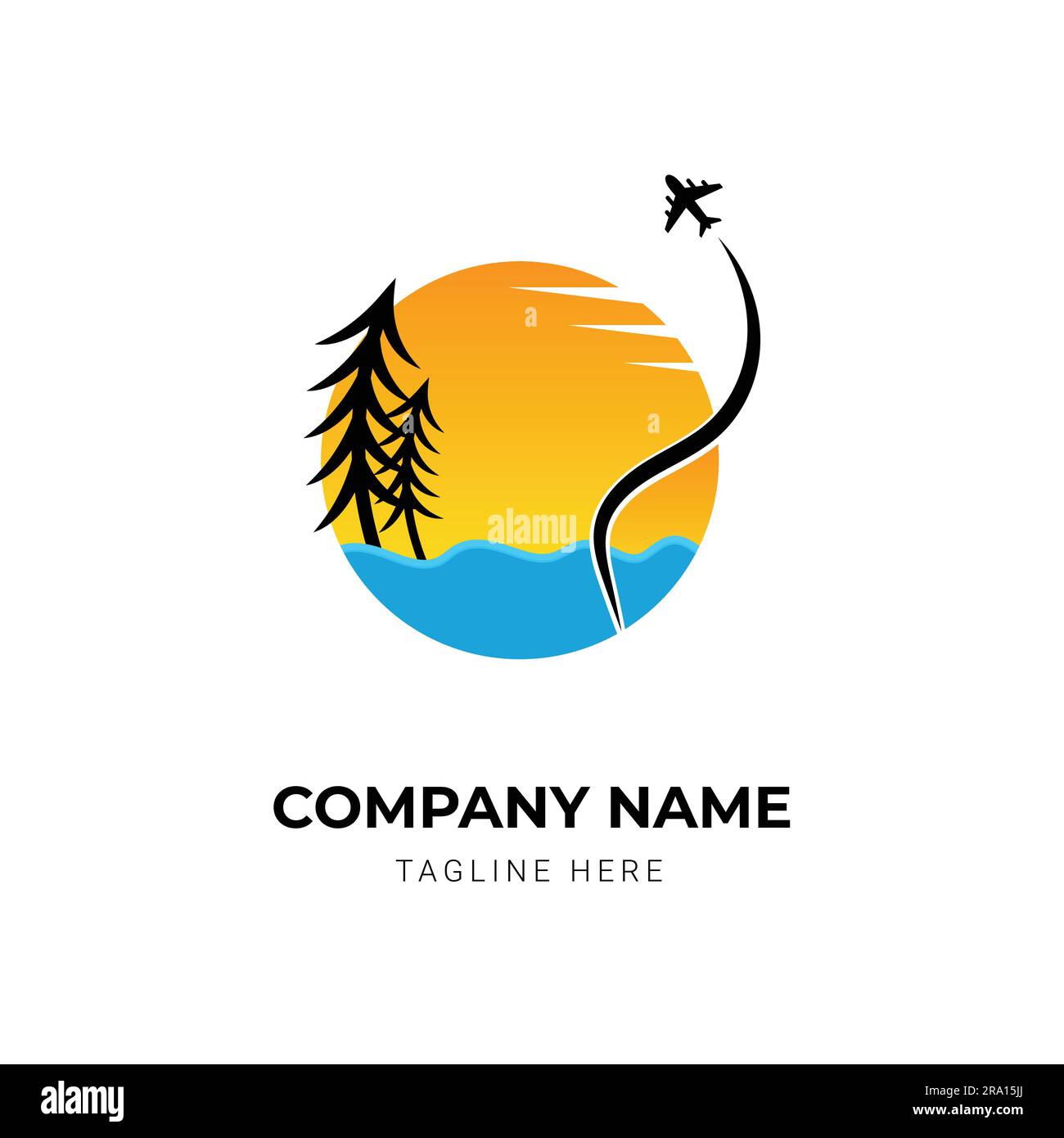 Tour and travel logo design Stock Vector Image & Art - Alamy