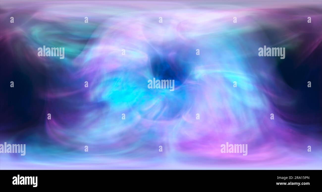 Abstract waves of iridescent glowing energy magical cosmic galactic ...