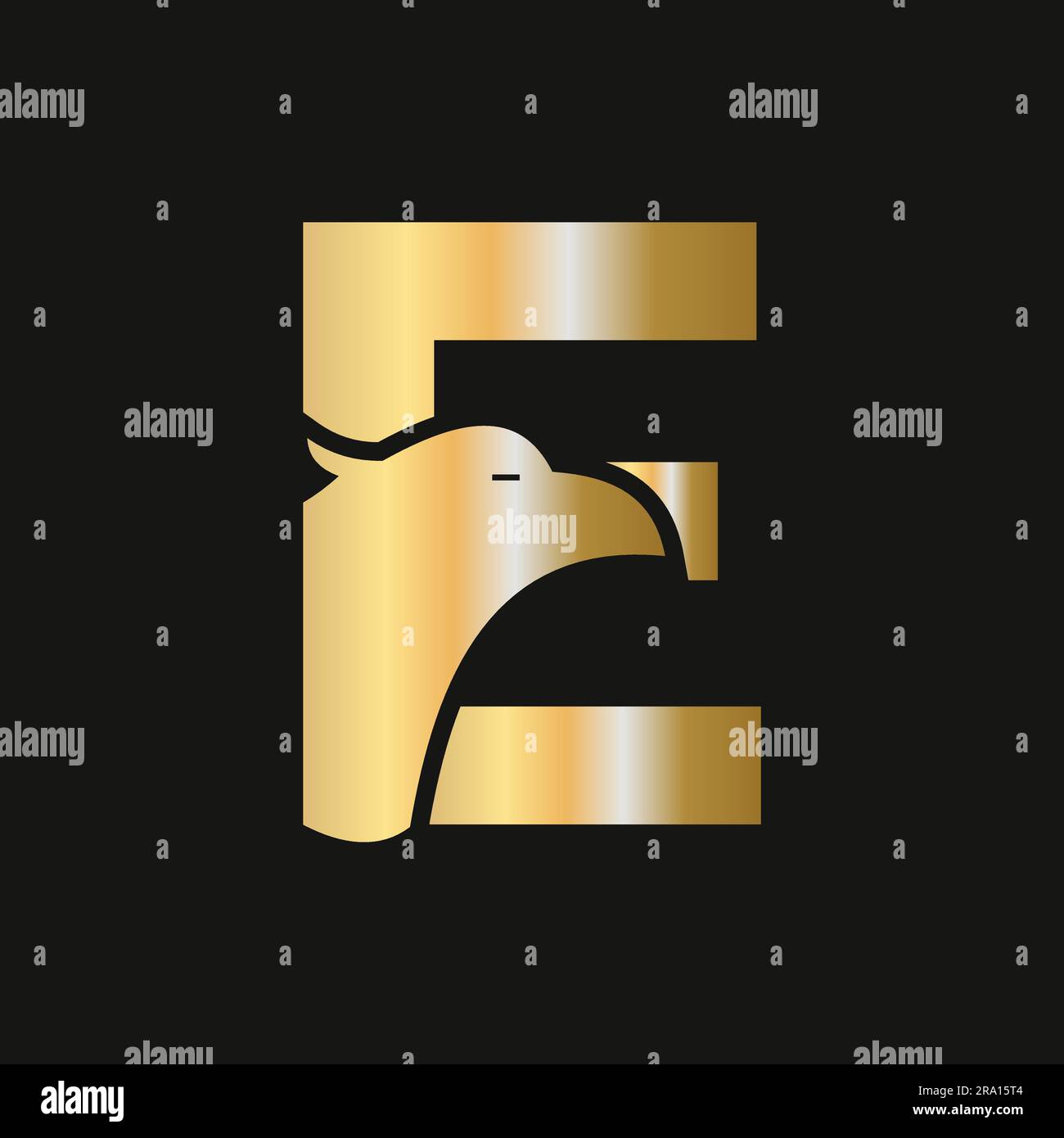 Letter E Eagle Logo Design. Transportation Symbol Vector Template Stock Vector Image & Art - Alamy