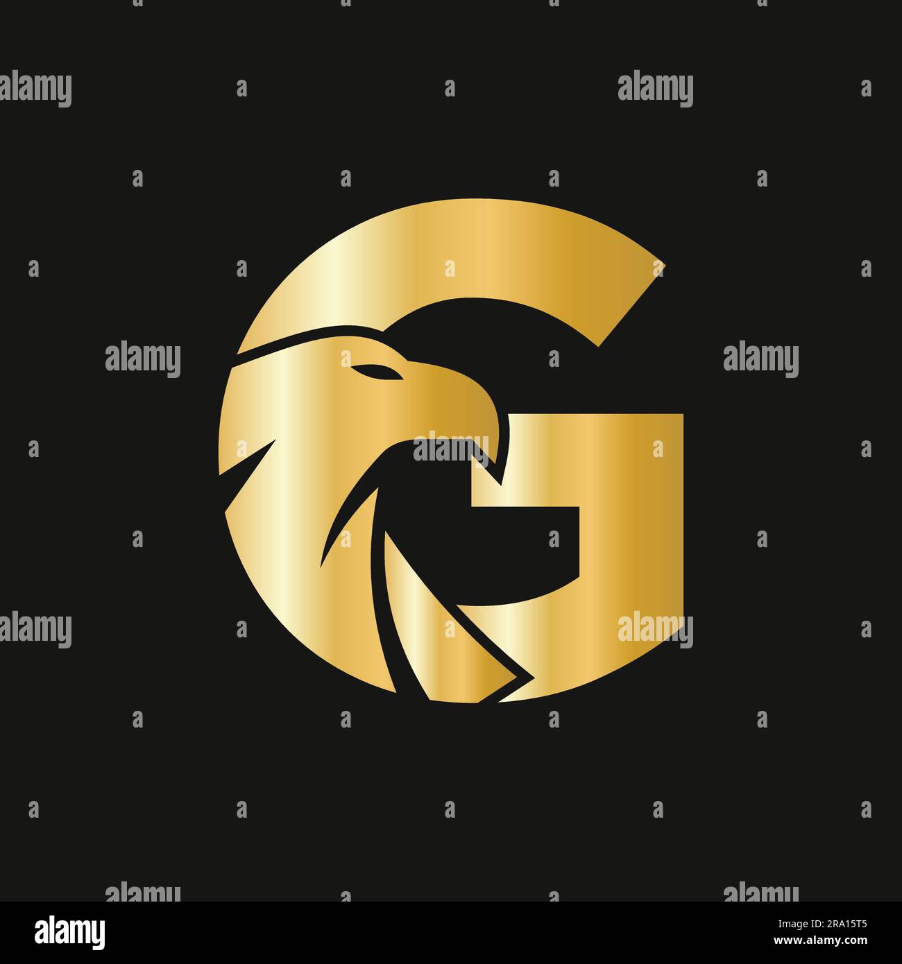 Letter G Eagle Logo Design. Transportation Symbol Vector Template Stock ...