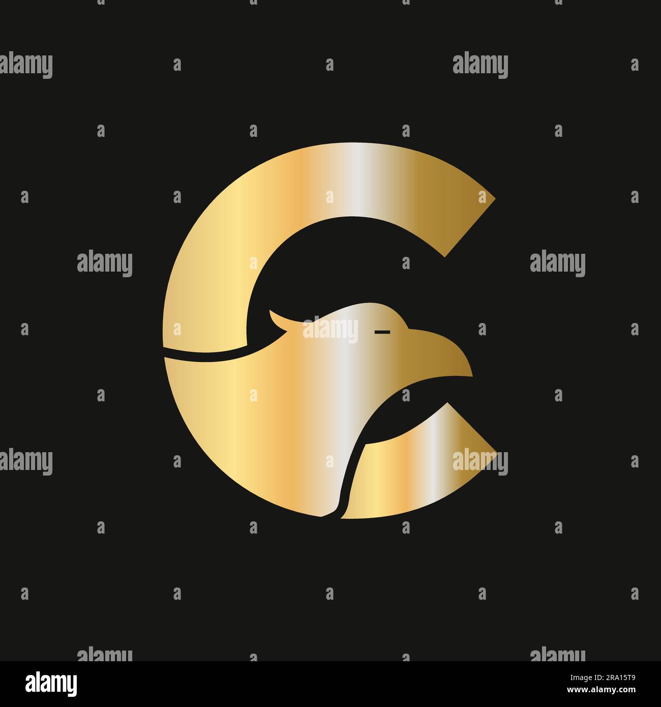 Letter C Eagle Logo Design. Transportation Symbol Vector Template Stock ...