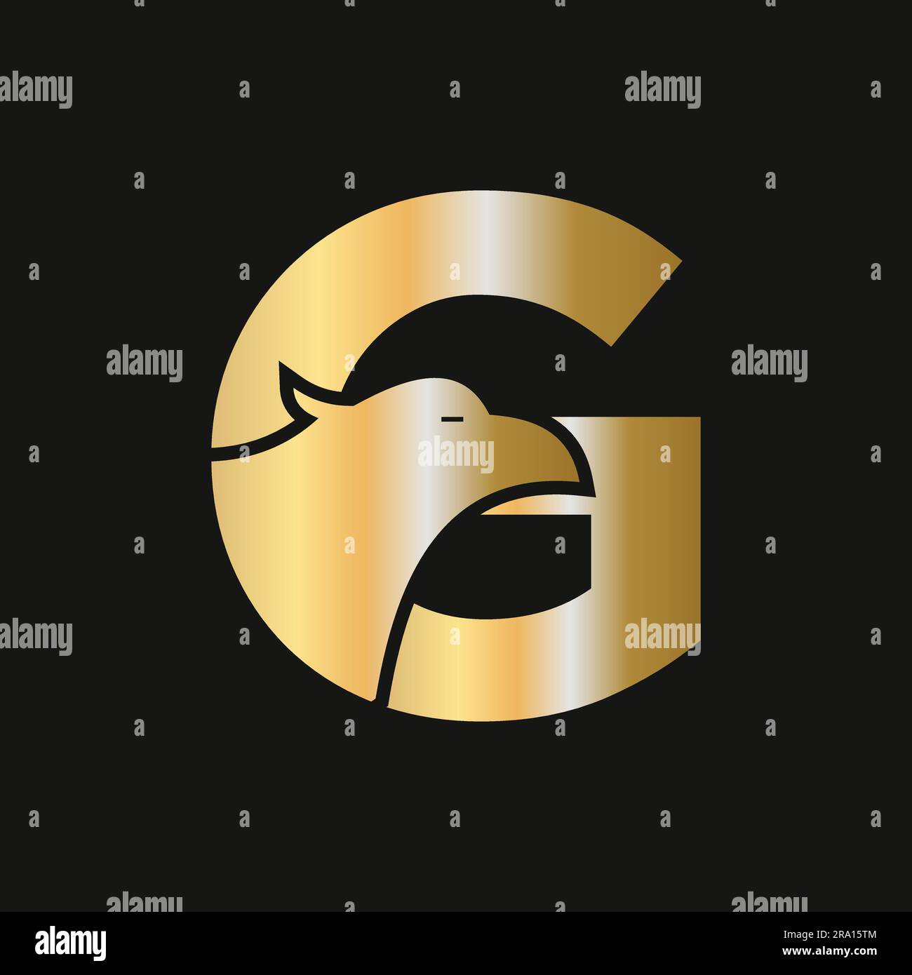 Letter G Eagle Logo Design. Transportation Symbol Vector Template Stock ...