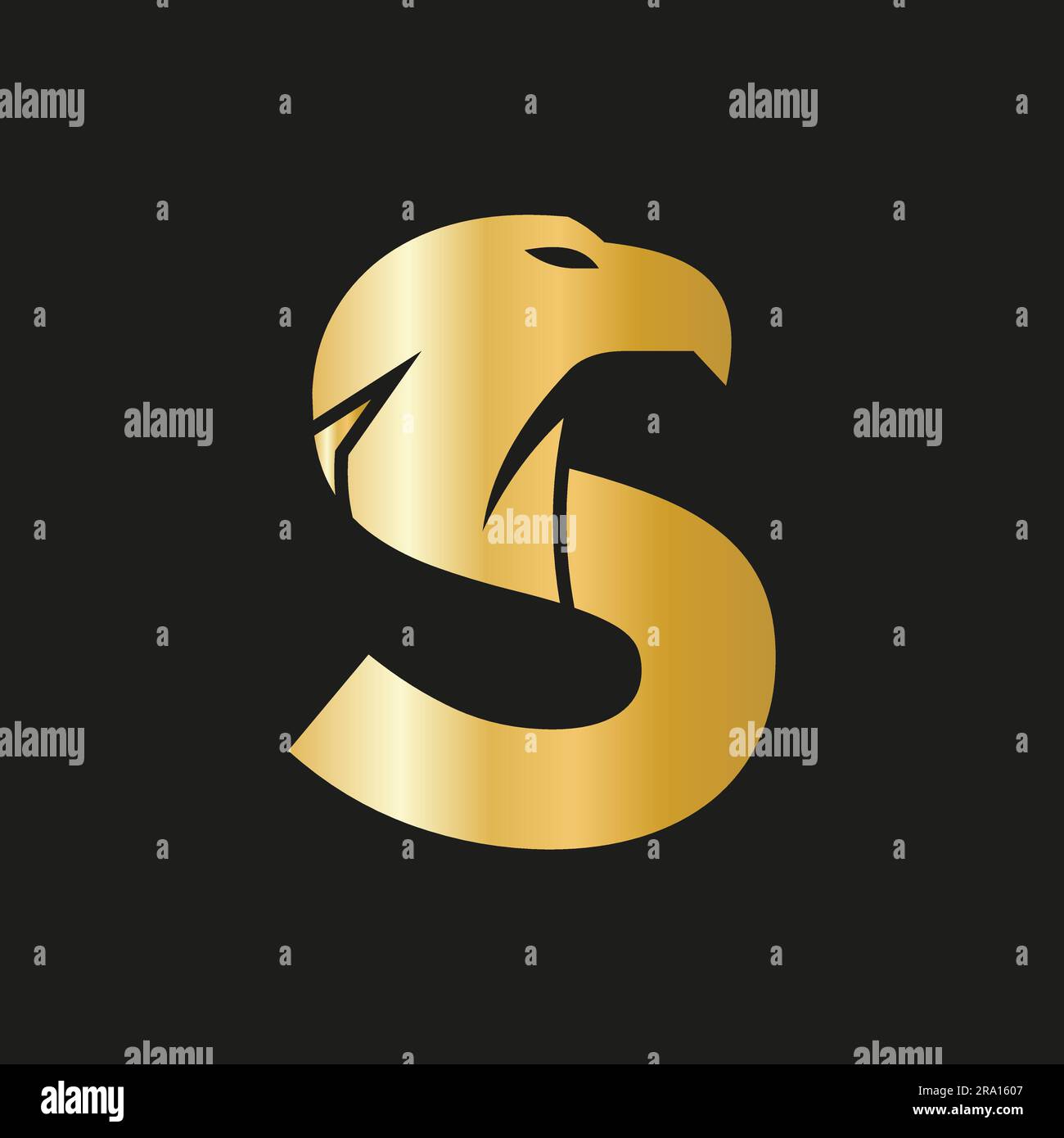 Letter S Eagle Logo Design. Transportation Symbol Vector Template Stock ...