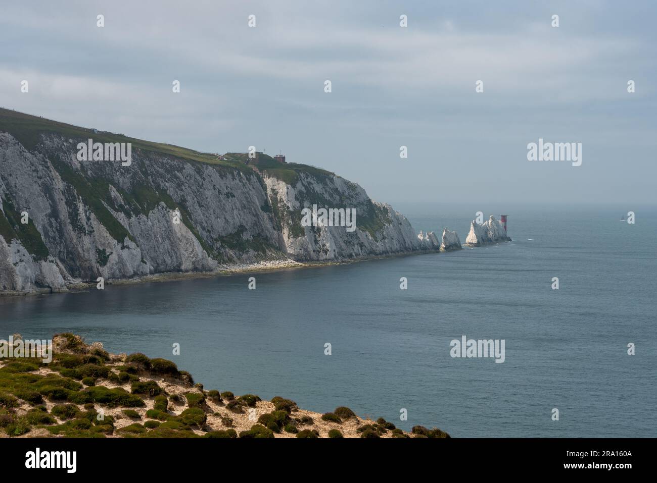 Needles lighthouse hi-res stock photography and images - Alamy