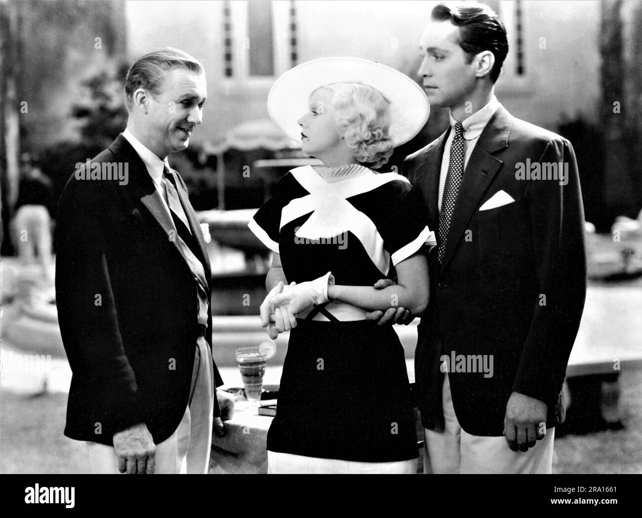 LEE TRACY JEAN HARLOW and FRANCHOT TONE in BOMBSHELL / BLONDE BOMBSHELL ...