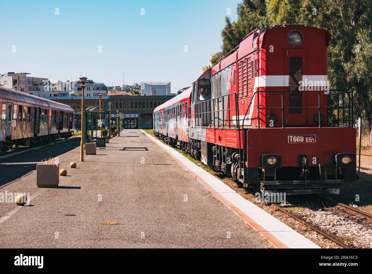 Albanian railway hi-res stock photography and images - Alamy