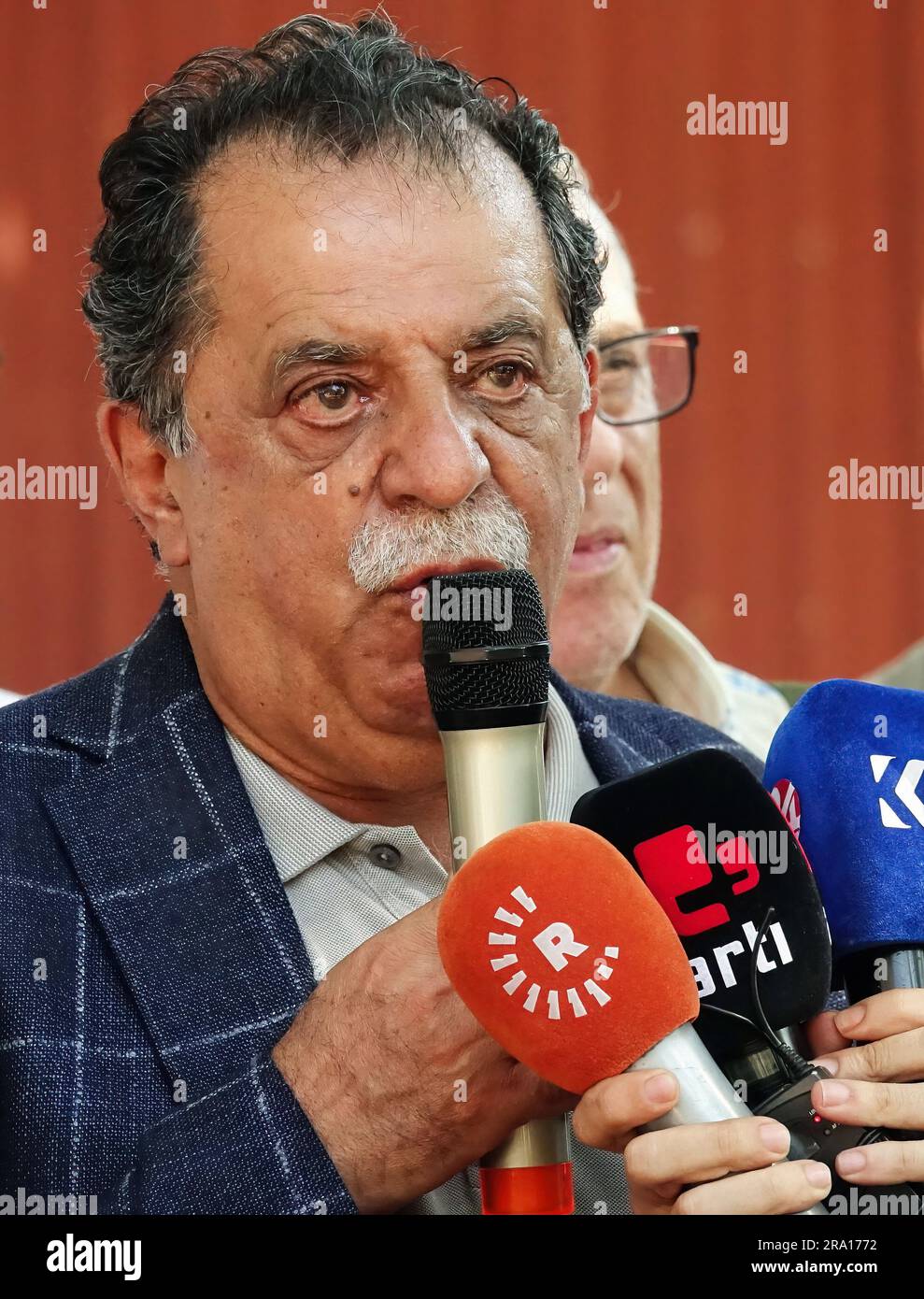 Kasim Firat, the Chairman of the Sheikh Said Association and Sheikh ...