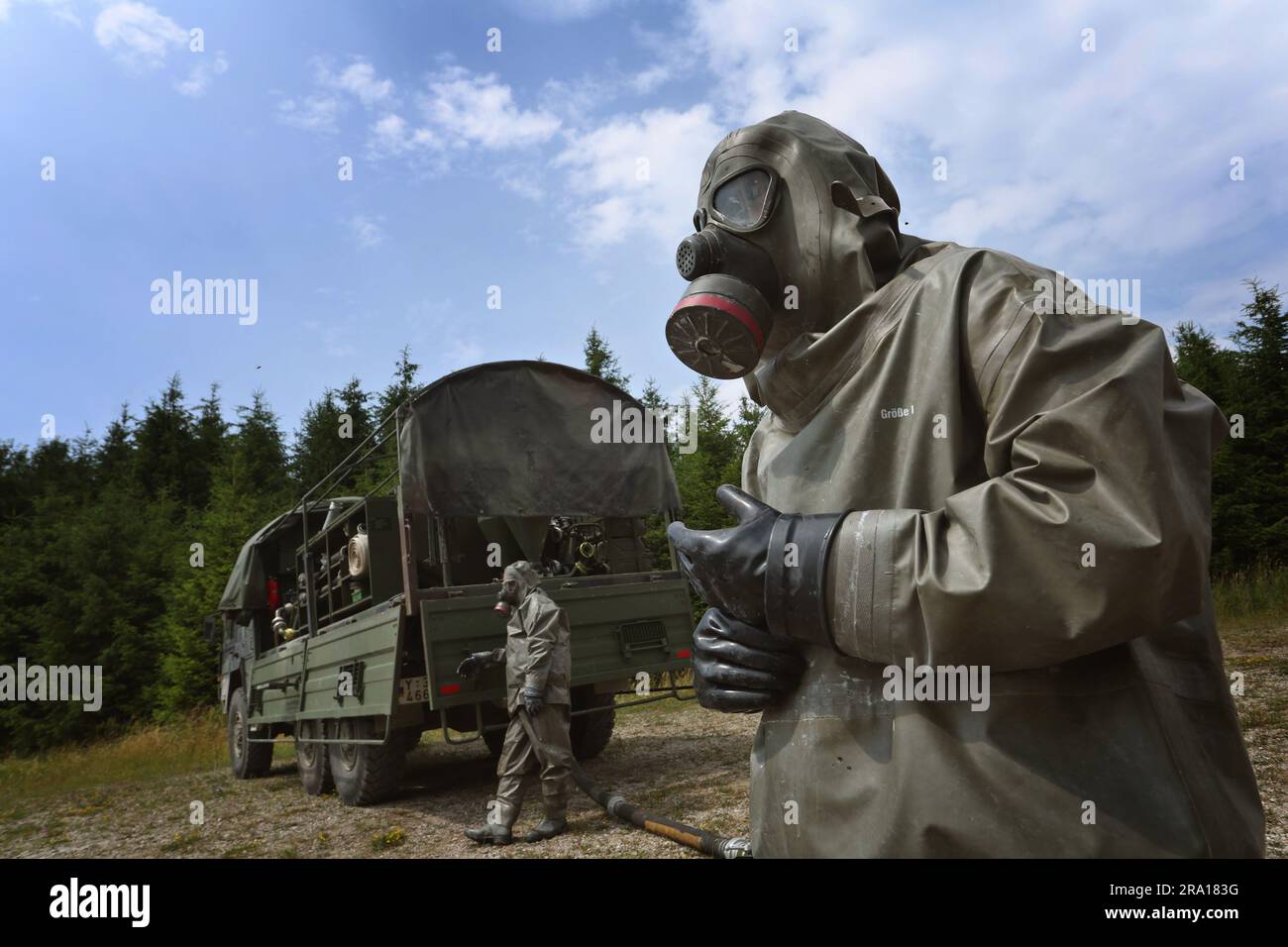 Decontamination training hi-res stock photography and images - Alamy