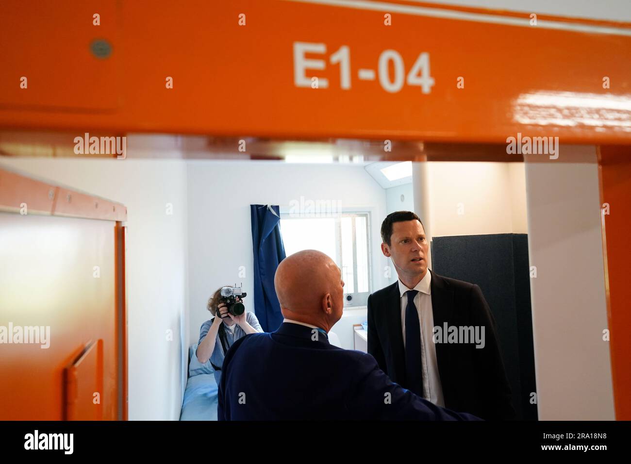 Secretary of State for Justice and Lord Chancellor Alex Chalk is shown ...