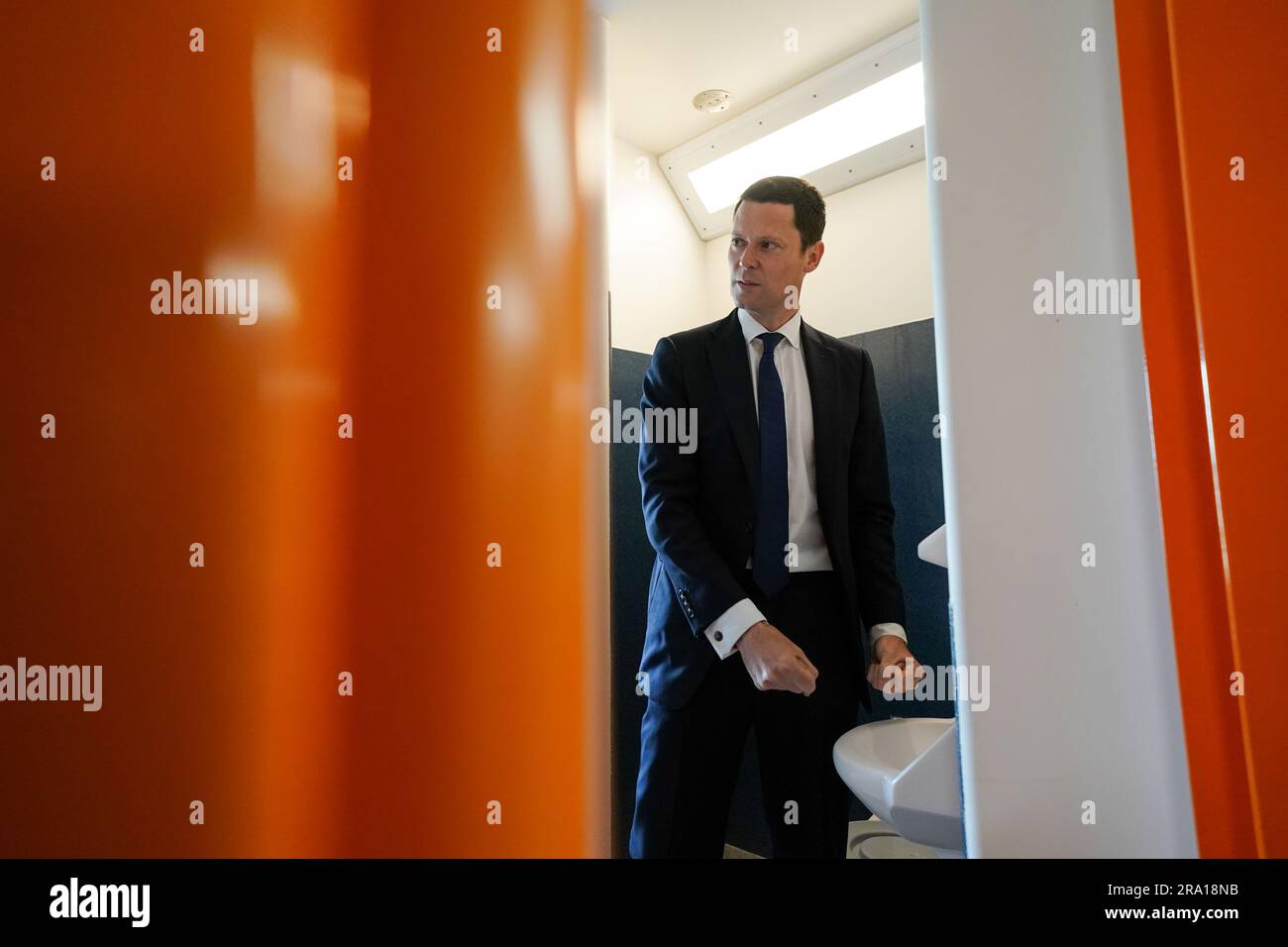 Secretary of State for Justice and Lord Chancellor Alex Chalk is shown ...