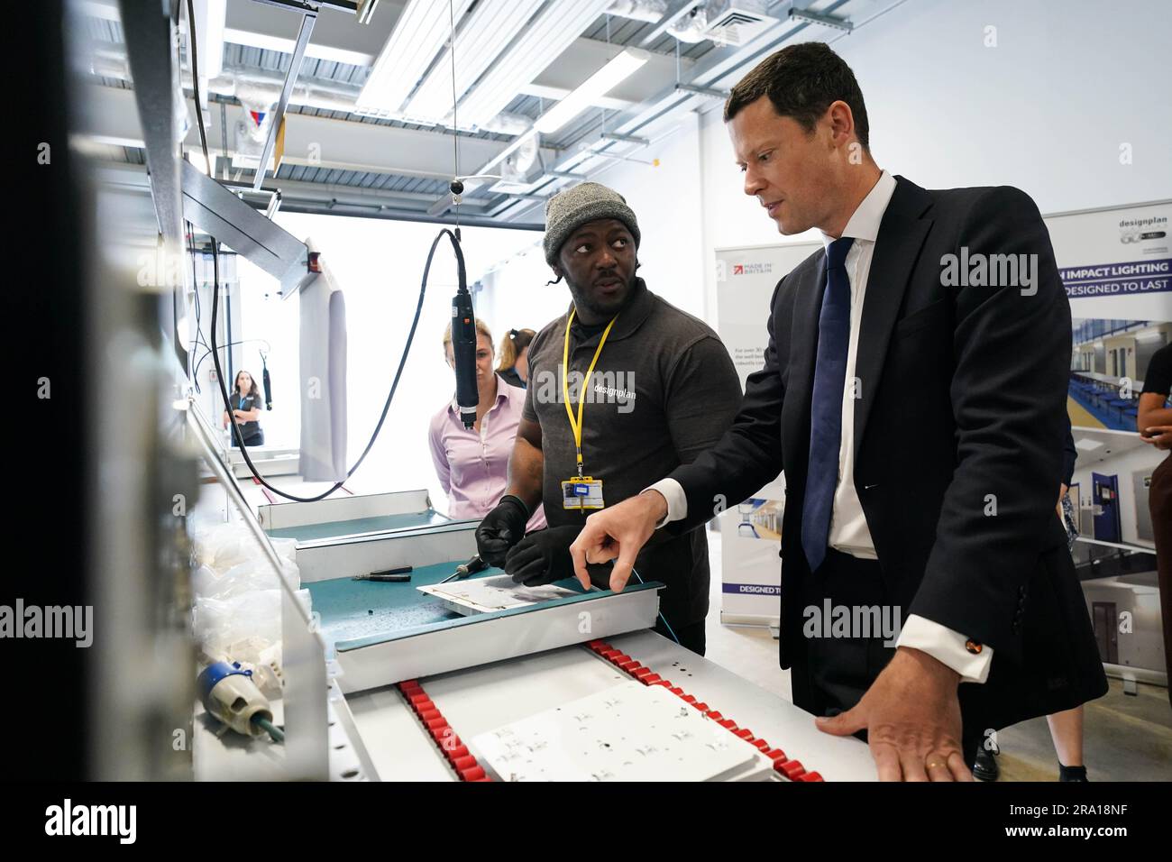 Secretary of State for Justice and Lord Chancellor Alex Chalk is shown ...
