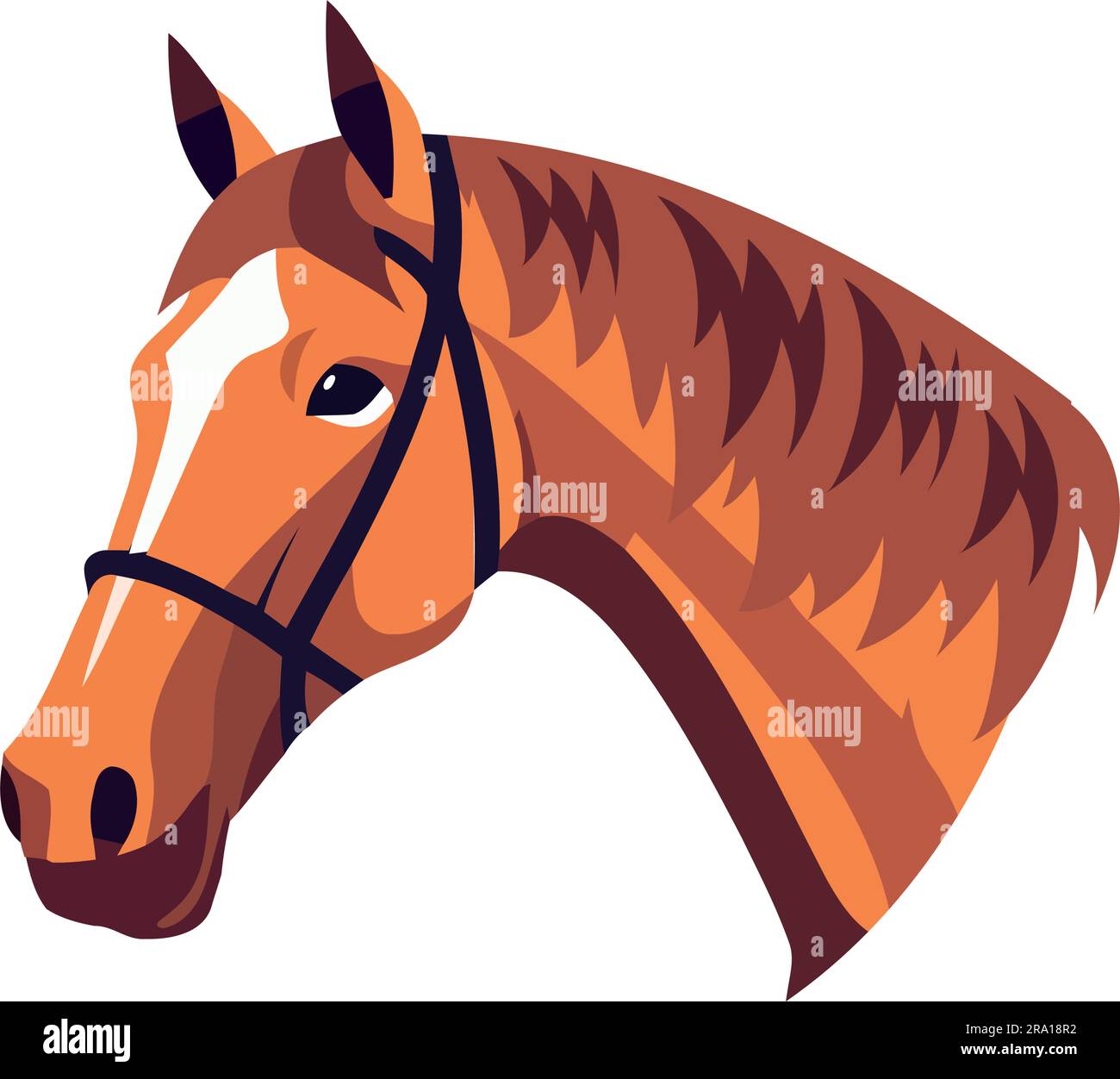 Stallion animal isolated icon Stock Vector Image & Art - Alamy