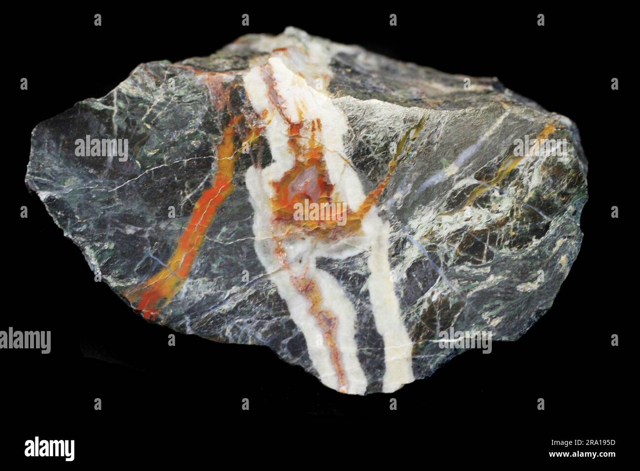 jasper mineral isolated on the black background Stock Photo - Alamy