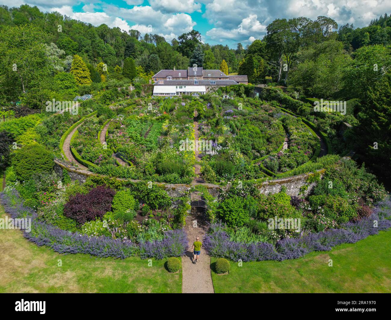 29th June 2023 Carolside garden, Earlston, Scottish Borders, Scotland ...