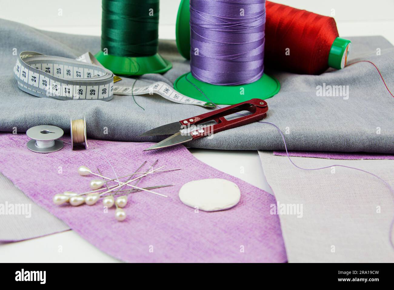 Vintage tailoring cloth hi-res stock photography and images - Alamy