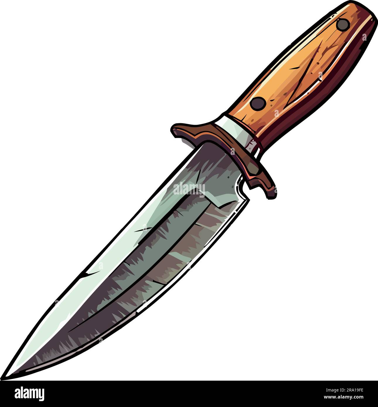 Sharp steel blade, antique knife Stock Vector Image & Art - Alamy