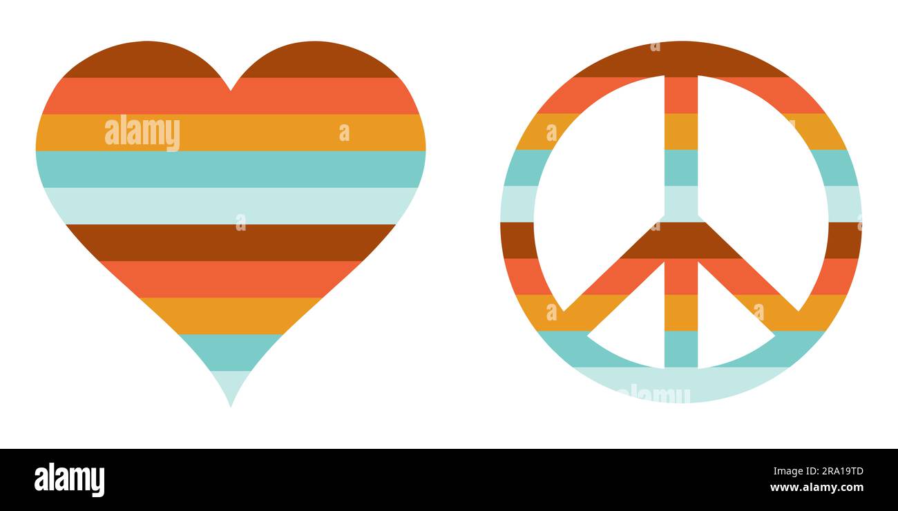 Peace and love symbol hi-res stock photography and images - Alamy