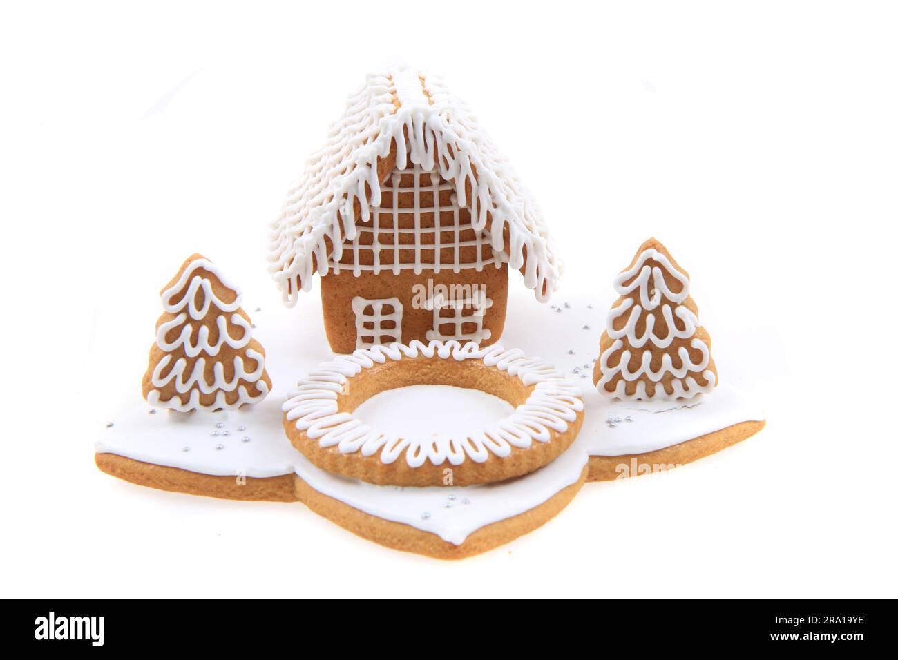Ginger bread house isolated hi-res stock photography and images - Alamy