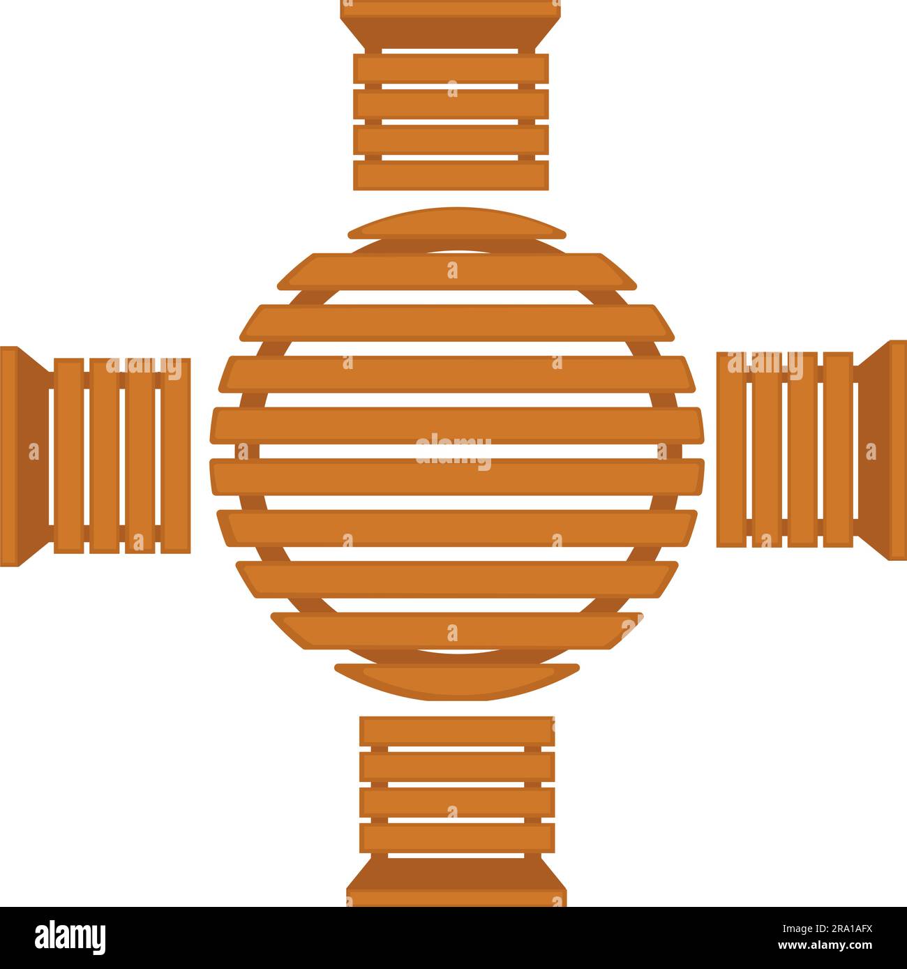 Outside garden courtyard Stock Vector Images - Alamy