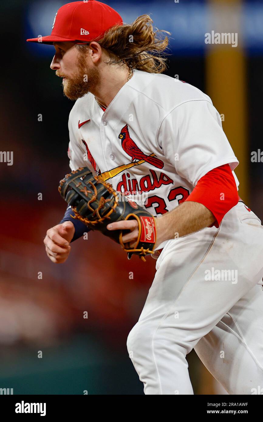 St. Louis, MO. USA; St. Louis Cardinals second baseman Brendan Donovan ...