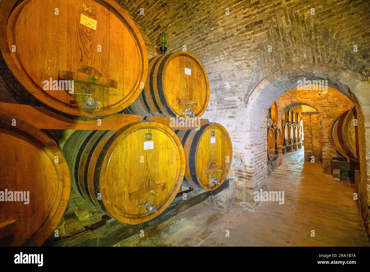 Montepulciano, Tuscany, Italy - October 4, 2021: interior of wine ...
