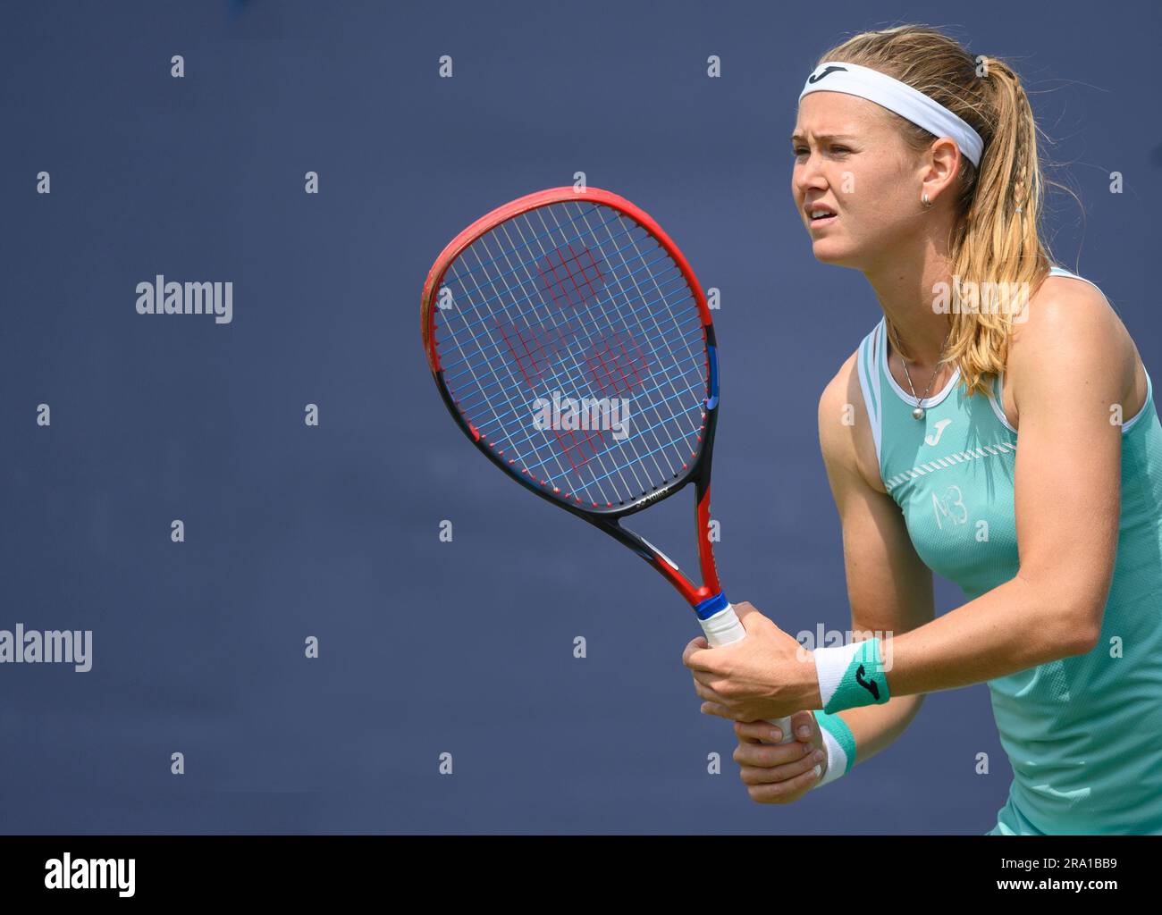 Marie Bouzkova (CZE) playing on the second day of the Rothesay ...