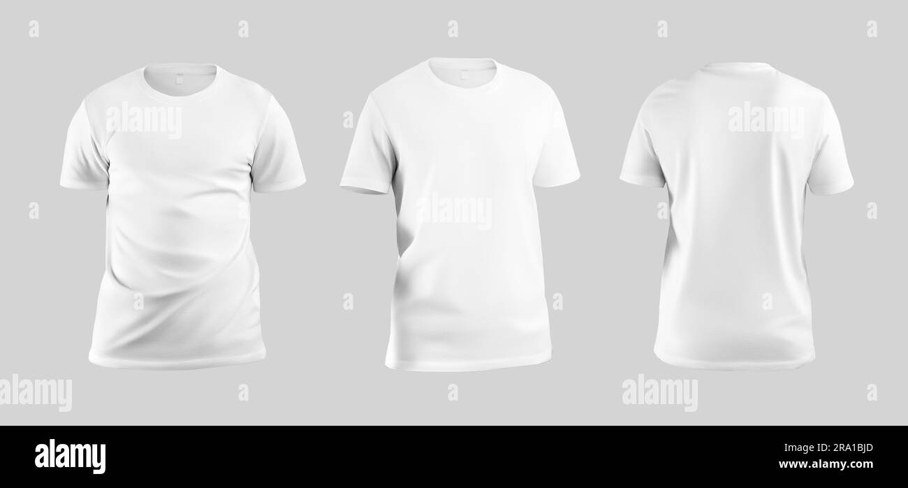Front view white shirt template hi-res stock photography and images - Alamy