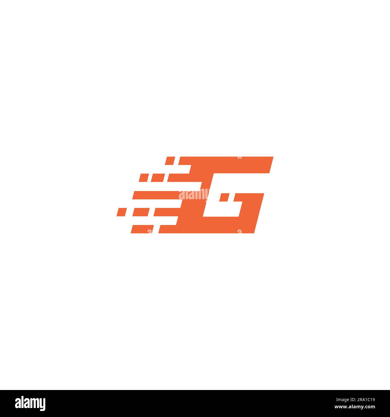 Letter circle outline geometric Stock Vector Images - Alamy