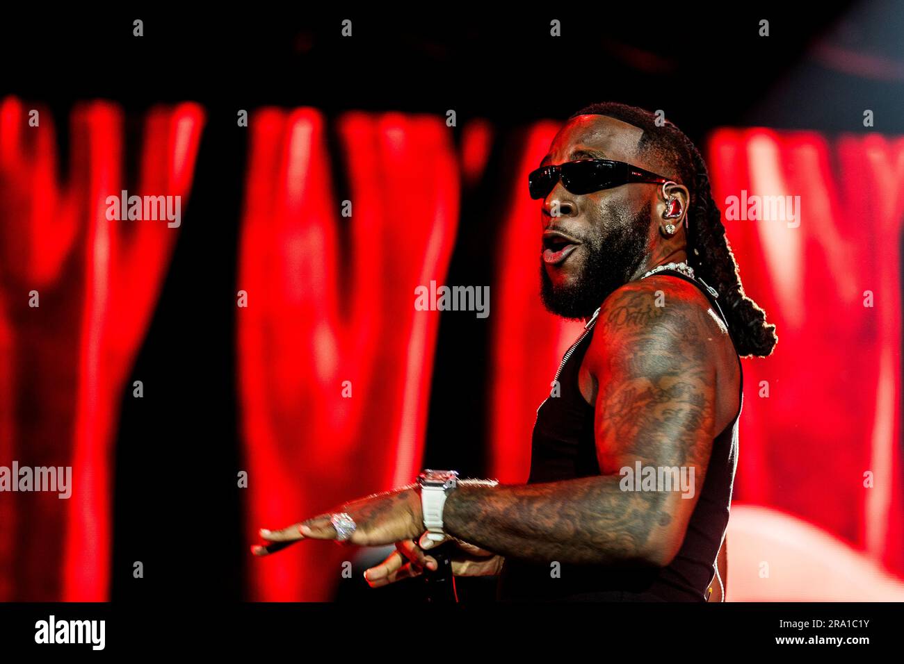 Roskilde, Denmark. 30th June, 2023. The Nigerian singer and rapper ...