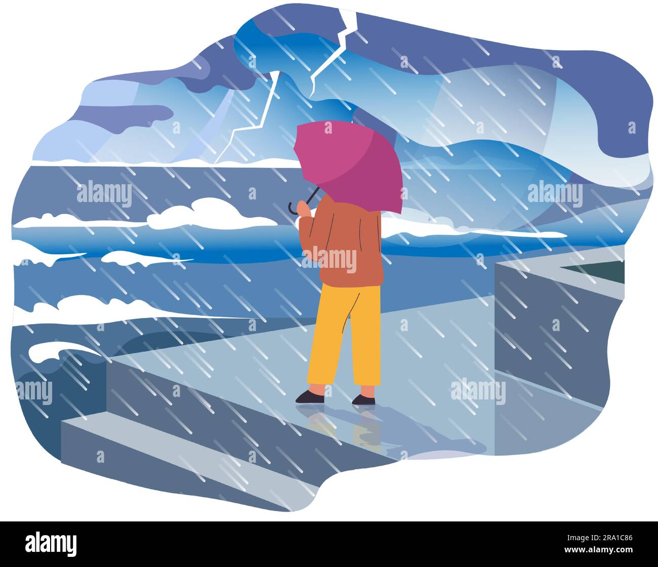 Weather and meteorological conditions, vector Stock Vector Image & Art ...