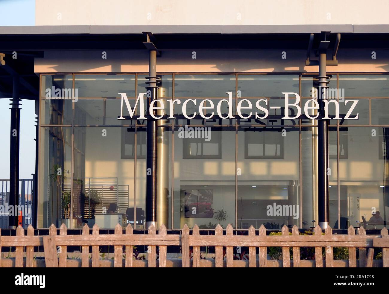 Cairo, Egypt, June 26 2023: Mercedes-Benz Egypt, a German luxury and ...