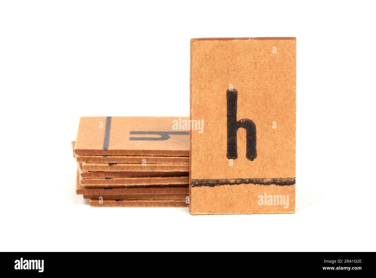 Stack of letters from a very old letterbox used to teach children - The ...