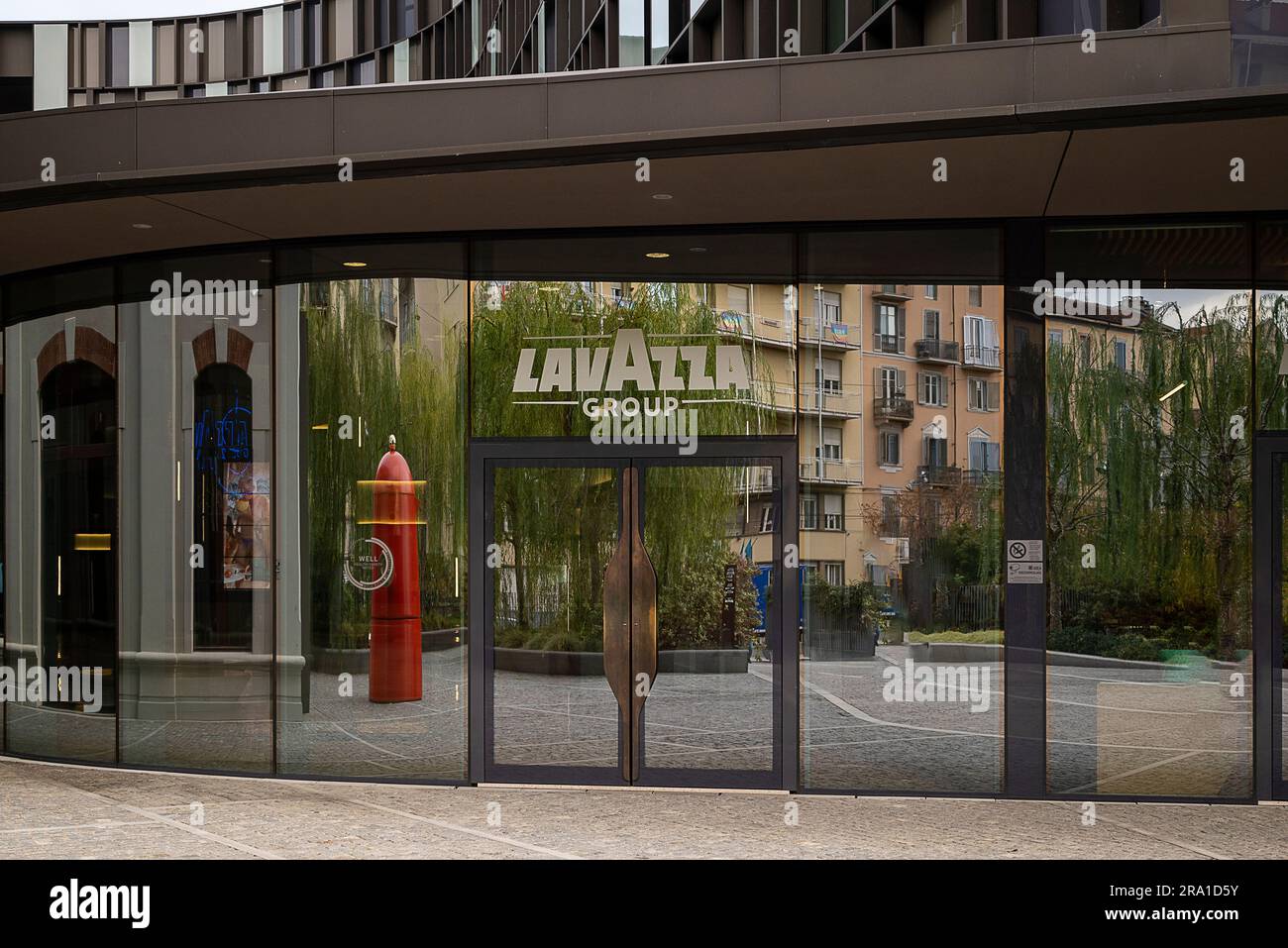 Turin, Italy, November 04, 2022. Lavazza Museum. In the city of Turin ...