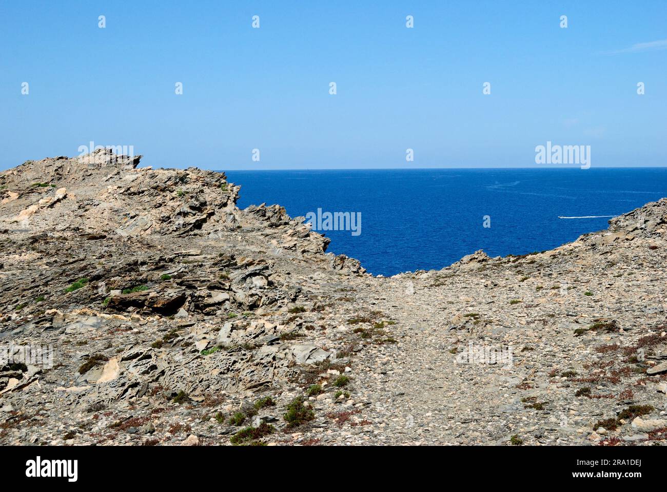 The coast of Capo Falcone Stock Photo - Alamy