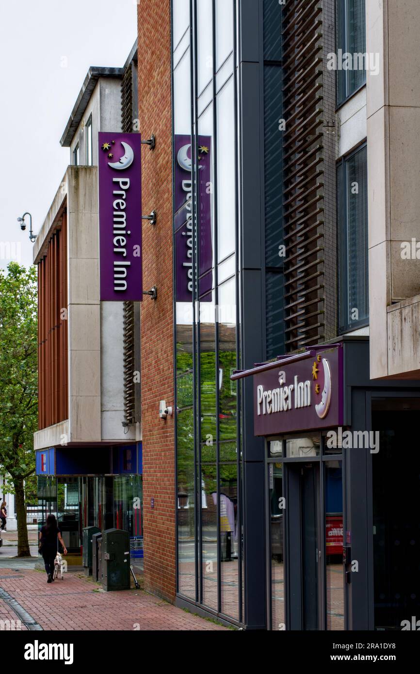 Premier Inn Hotel, St.Albans, Hertfordshire, England, UK Stock Photo ...
