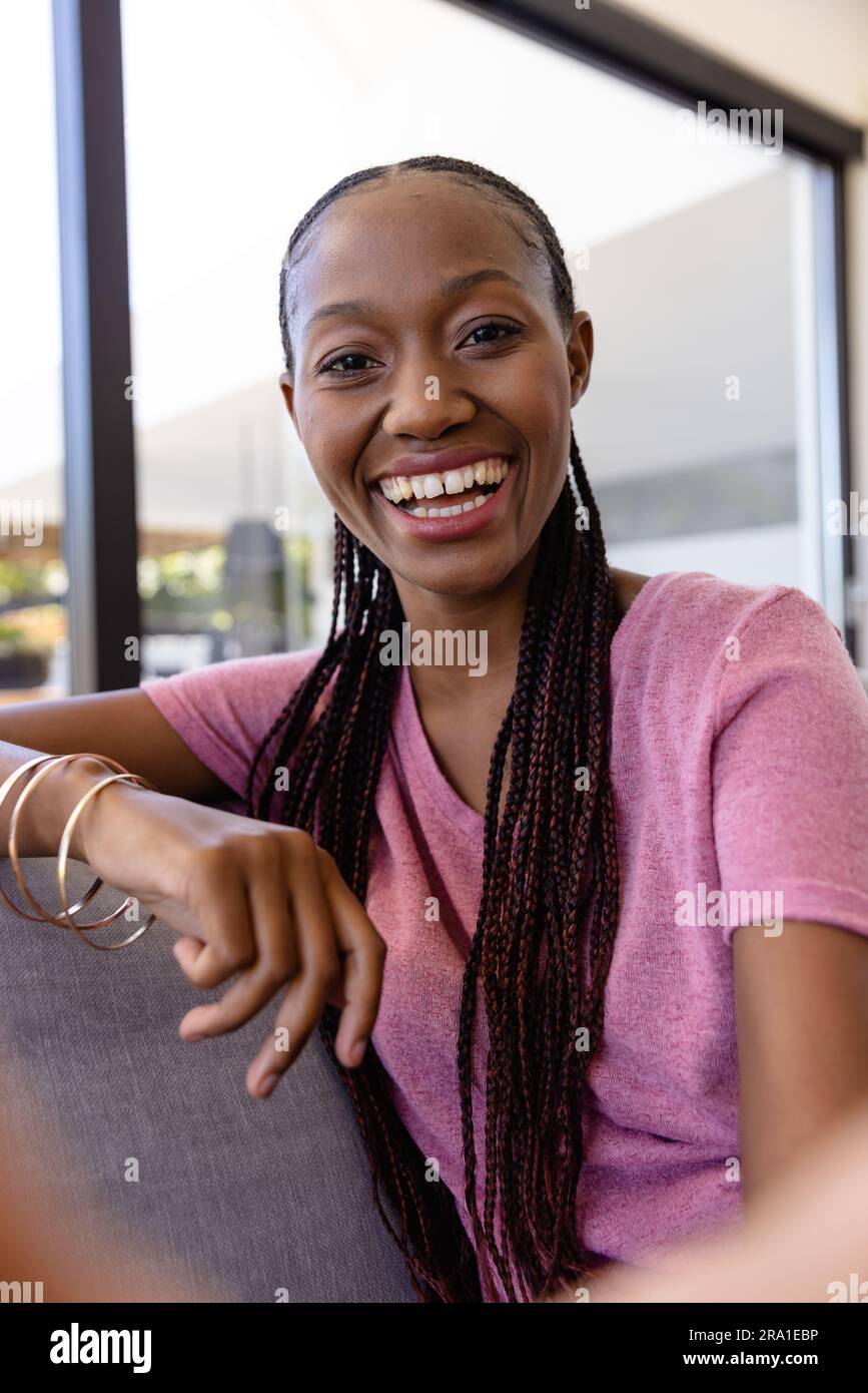 African american woman in living hi-res stock photography and images ...