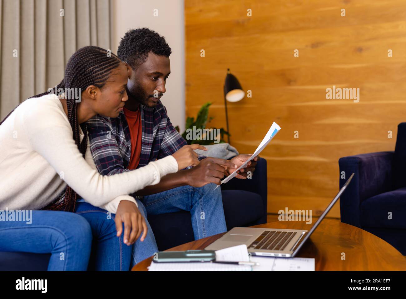 Couple paperwork hi-res stock photography and images - Alamy