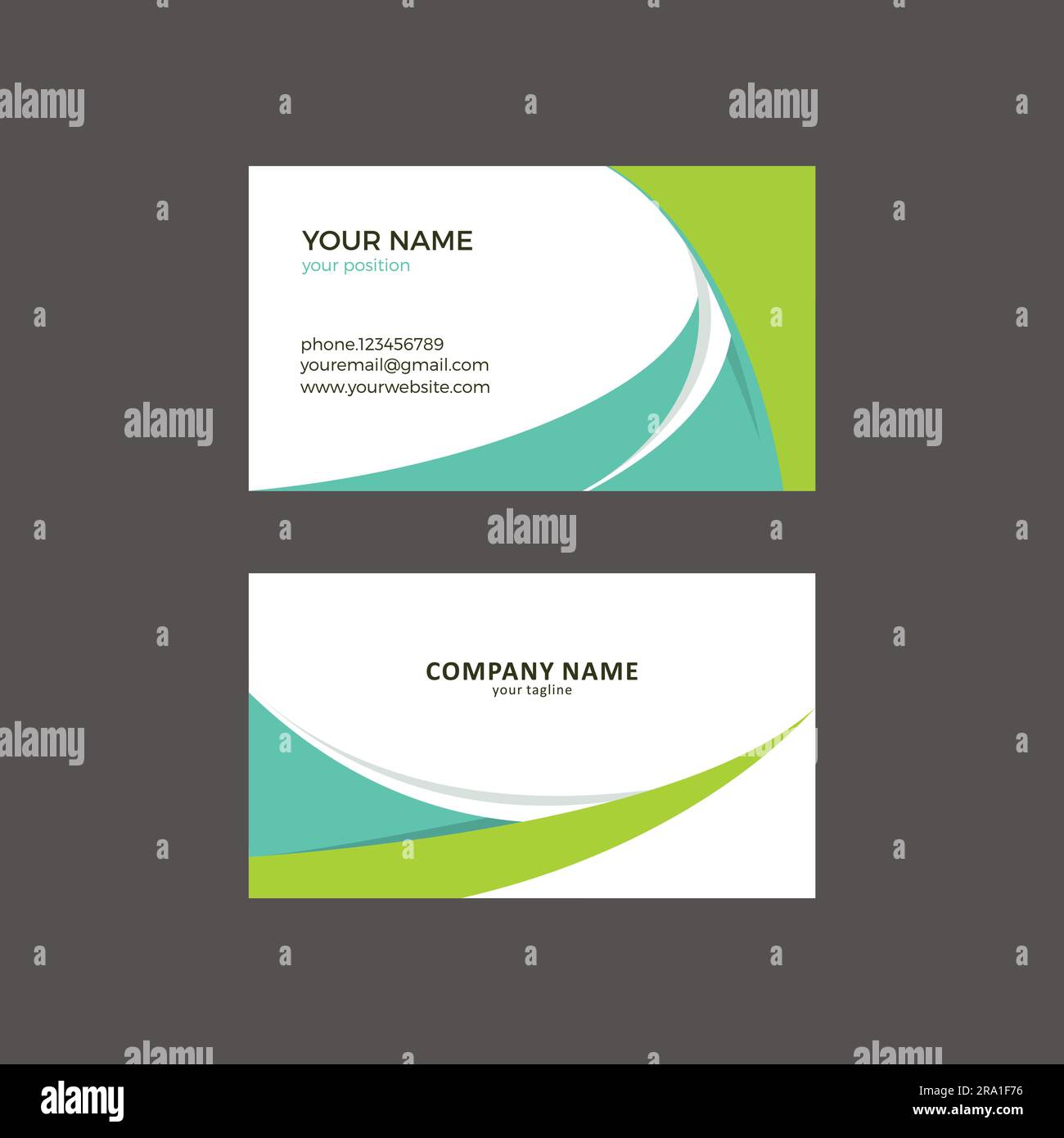 Business Card Template. Suitable for your company. Abstract Background ...