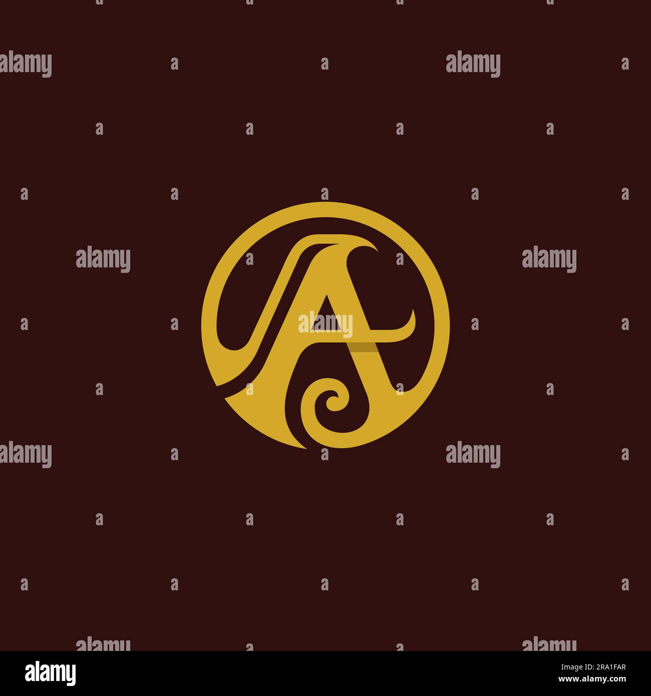 Luxury gold logos hi-res stock photography and images - Alamy