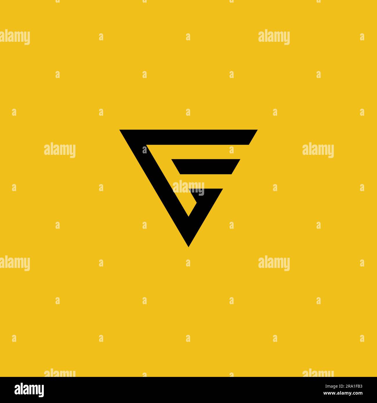 Arrow triangle Stock Vector Images - Alamy