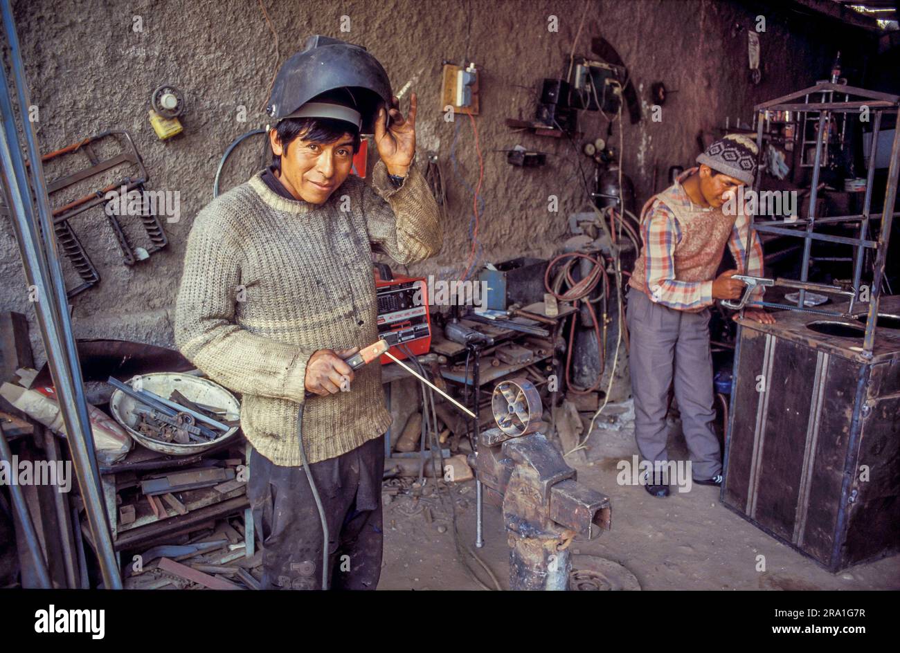 Work factory welding workers hi-res stock photography and images - Alamy