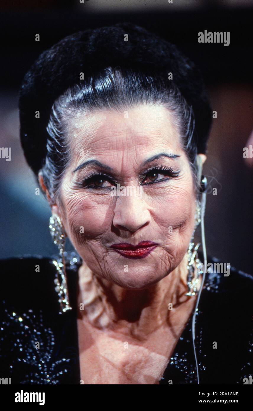 Yma Sumac, peruanische Sängerin mit eindrucksvoller Stimme, die ...