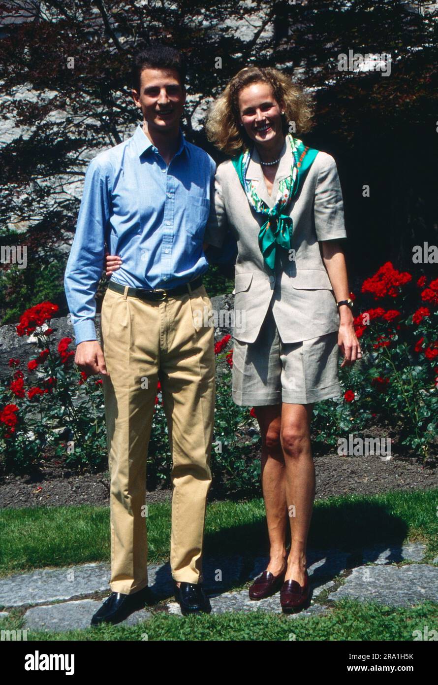 Erbprinz Alois von und zu Liechtenstein, Graf zu Rietberg, mit Ehefrau Sophie Herzogin in Bayern ...