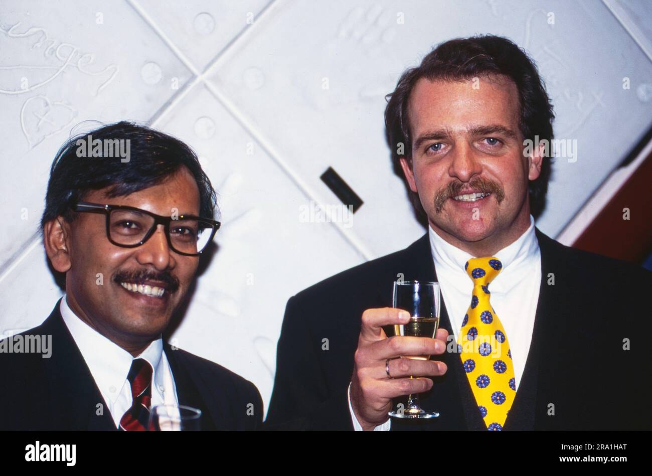 Haque Imad und Thomas Luba, Deutschland um 1995 Stock Photo - Alamy