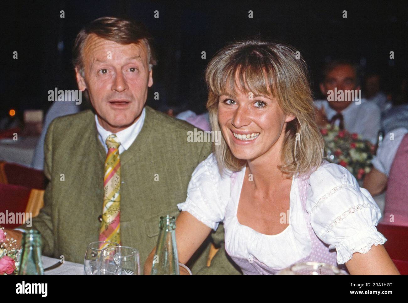 Helmuth Lohner, österreichischer Schauspieler, mit Ehefrau Ricarda ...